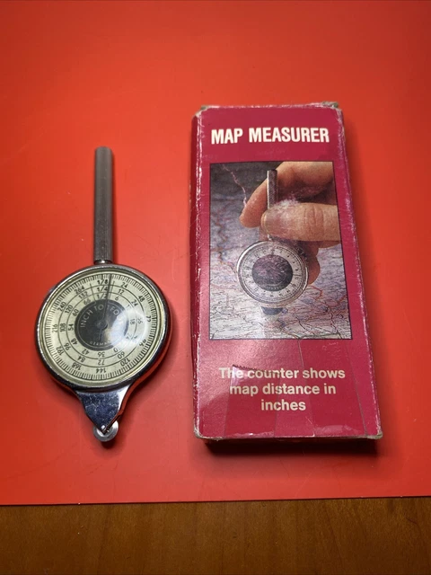 VINTAGE BROOKSTONE OPISOMETER Map Measurer Measuring Meter - Made in ...