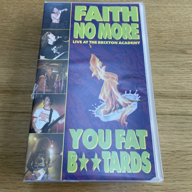 FAITH NO MORE - You Fat B**tards - Live At the Brixton Academy VHS ...