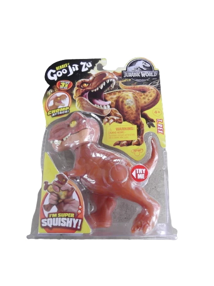JURASSIC WORLD HEROES Of Goo Jit Zu Chomp Attack T REX Dinosaur Moose ...