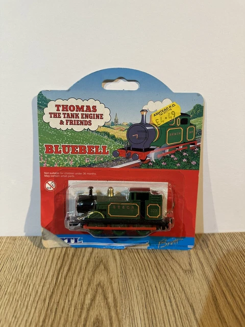 ERTL THOMAS THE Tank Engine and Friends Bluebell Train On Damaged Card ...