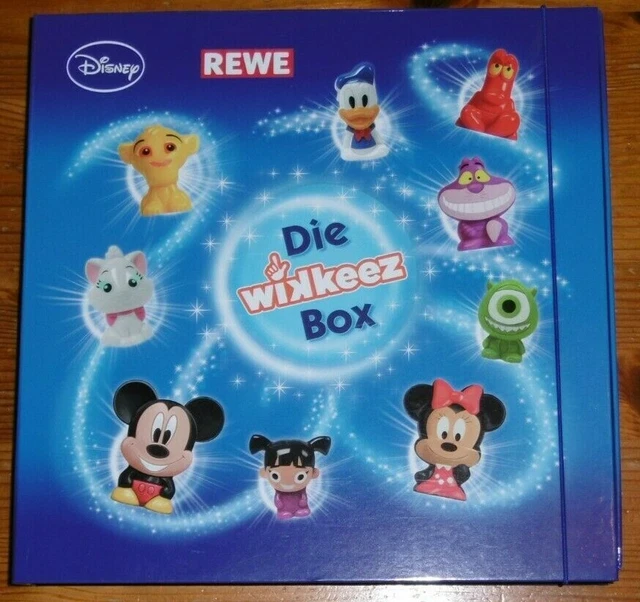 DISNEY DIE WIKKEEZ BOX / Komplett mit allen 30 Disney-Figuren / Rewe ...
