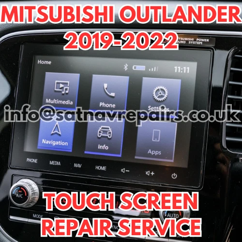 MITSUBISHI OUTLANDER PHEV 2019 2020 2021 2022 Nr-201 Touch Screen ...