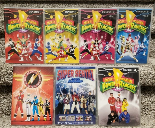MIGHTY MORPHIN POWER Rangers/Zyuranger/Alien Rangers DVD Collection $30 ...