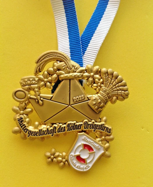 NEU 2025 KÖLNER Dreigestirn kl. Pin Orden Vereinsabzeichen ...