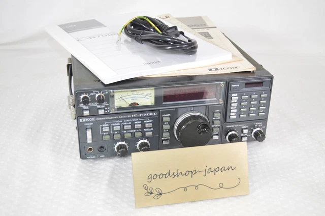 ICOM IC-R7000 COMMUNICATIONS Receiver HF/UHF/VHF 25Mhz -1300Mhz Tested ...
