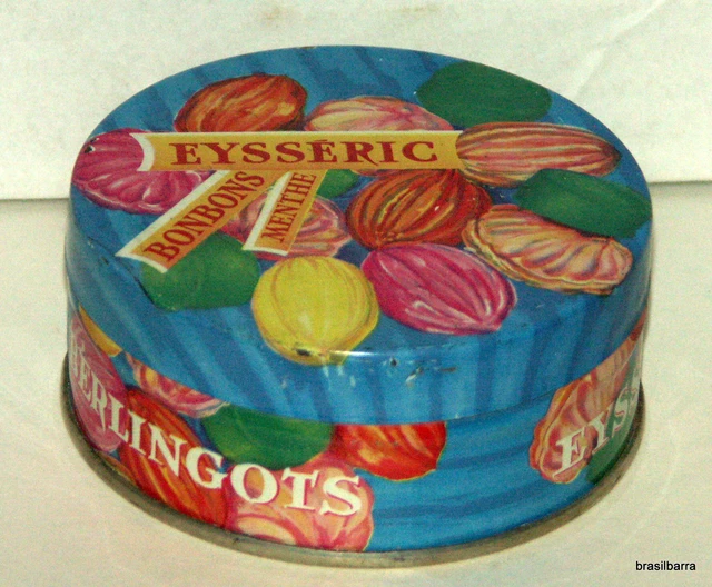 LOT DE 10 BOITES EN TOLE IMPRIMEES BONBONS MENTHE EYSSERIC Carpentras ...