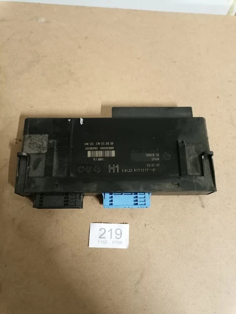 BMW 3 SERIES E92 ECU Body Control Module Junction Box L1 PL2 JBBFE ...