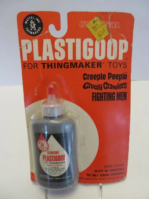 THINGMAKER PLASTIGOOP MOC "Black" Creepy Crawlers Fighting Men 1966 ...