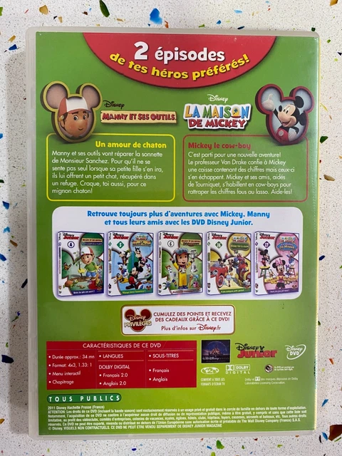 MANNY HANDYMAN + the House Mickey Mouse DVD English Y French (No ...