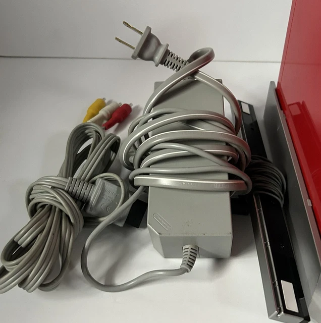 NINTENDO WII CONSOLE 25th Anniversary Limited Edition Red Super Mario ...