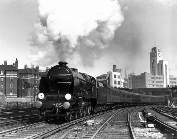SOUTHERN RAILWAY LORD Nelson Class Steam Locomotive No 854 Train Old ...