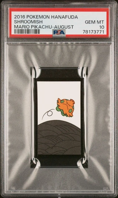 POKEMON SHROOMISH RARE Pokemon Hanafuda Card Mario Pikachu TCG - PSA 10 ...