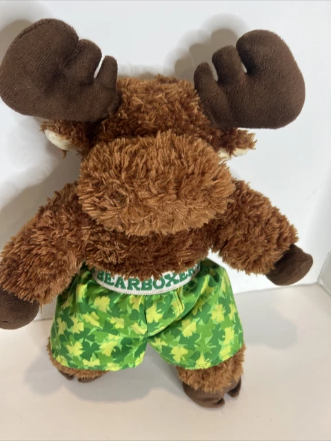 BUILD A BEAR Moose Plush 16” Tall Retired Stuffed Toy , w Bear Boxer ...