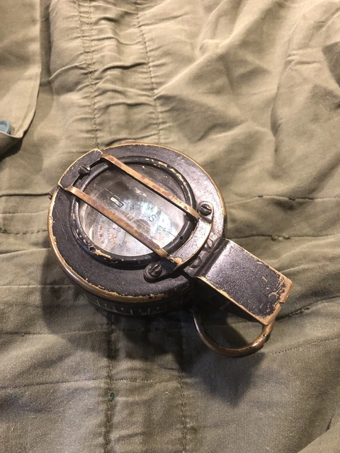 WW2 BRITISH ARMY Prismatic Compass Dated 1943 Maker T.G.Co Ltd London ...