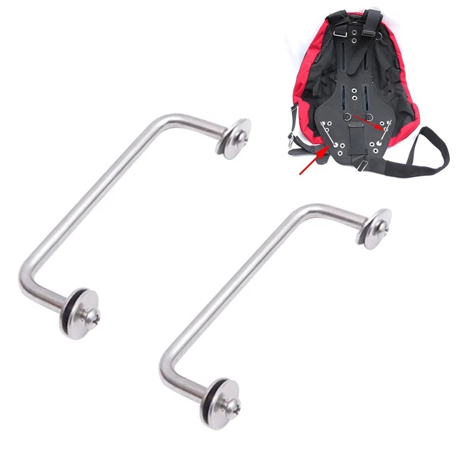 PROFESSIONAL SCUBA DIVING Sidemount BCD Buttplate Handle Reliable Gear ...