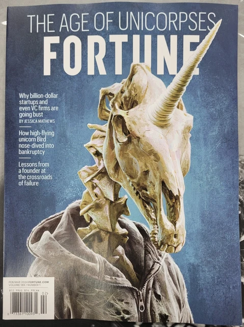 FORTUNE MAGAZINE-FEBRUARY/MARCH 2024-THE AGE OF UNICORPSES-Brand New £ ...