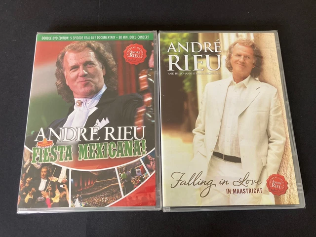 ANDRE RIEU DVD Fiesta Mexicana! & Falling In Love In Maastricht DVD New ...
