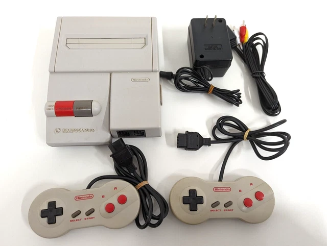 D65 NINTENDO NEW Famicom Console HVC-101 AV NES2 Controller JP Japan ...