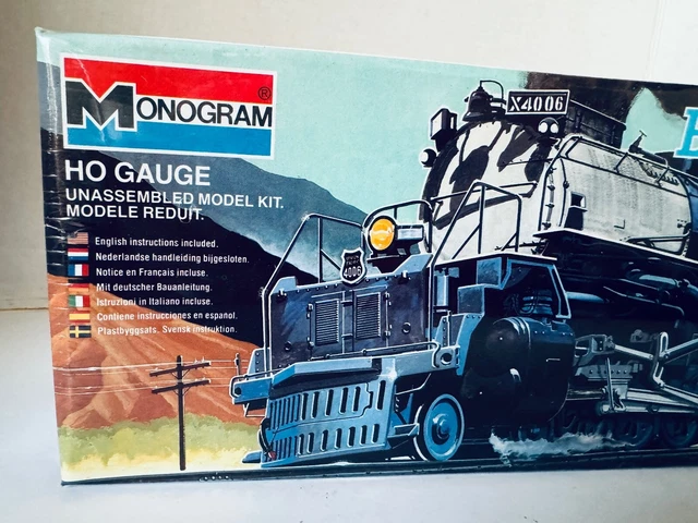 MONOGRAM HO GAUGE Big Boy Locomotive Union Pacific Snap Tite Sealed NIB ...