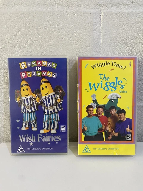ABC 90S BANANAS In Pyjamas: Wish Fairies & The Wiggles VHS Kids Video ...