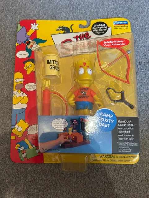 THE SIMPSONS PLAYMATES Wos Action Figure - Series 3 Kamp Krusty Bart ...