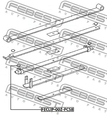BUSH, LEAF SPRING for TOYOTA:HILUX VII Pickup,HILUX VIII Pickup 48252 ...