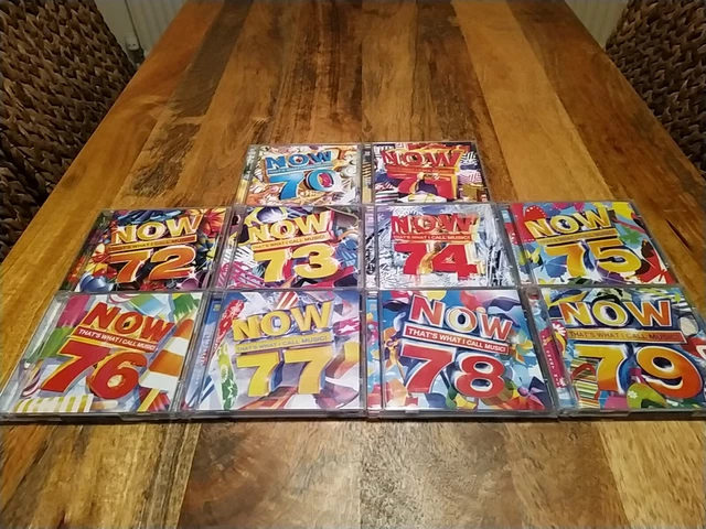 NOW THAT'S WHAT I Call Music! 70, 71, 72, 73, 74, 75, 76, 77, 78, 79 CD ...