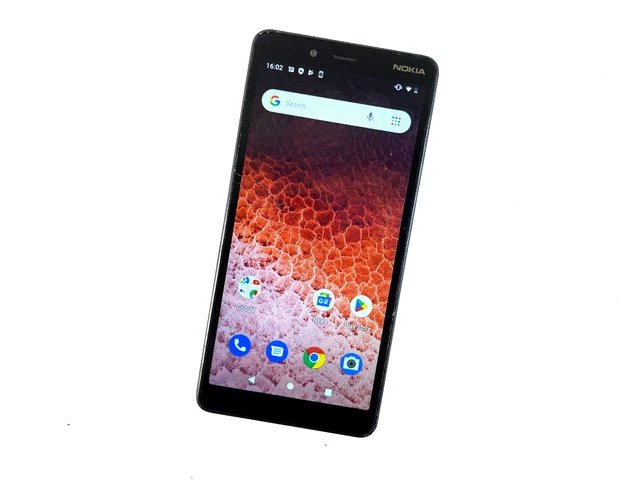 NOKIA 1 PLUS 8GB TA-1111 Black Unlocked Smartphone Smashed Screen Works ...