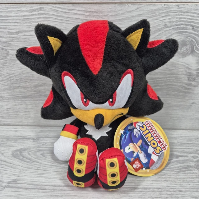 SONIC THE HEDGEHOG 30th Anniversary Shadow Plush 8" Toy Jakks 2021 New ...