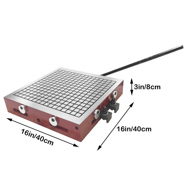 SUPER POWER CNC Square Magnetic Chuck 16*16 in/400*400mm $713.00 ...