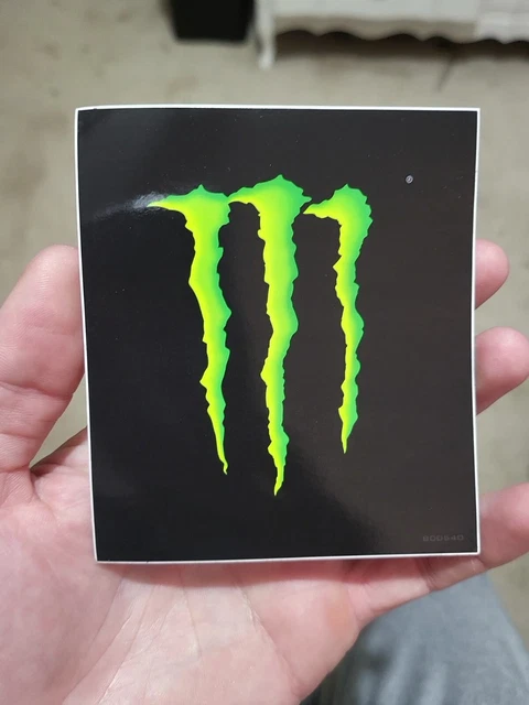 MONSTER ENERGY DRINK Sticker New 3” X 4” Decal Official For Car Bike ...