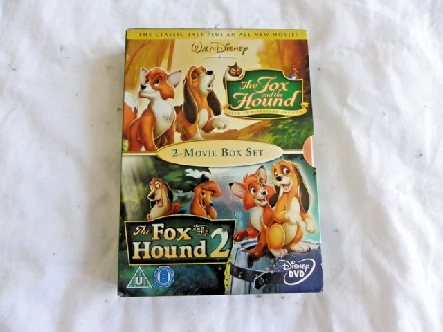 DISNEY DVD FOX And The Hound 2 Movie Box Set In Excellent Condition £2. ...