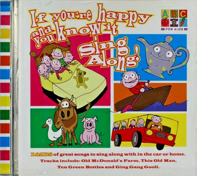 IF YOU'RE HAPPY And You Know It Sing Along! -ABC For Kids CD EXC *FREE ...