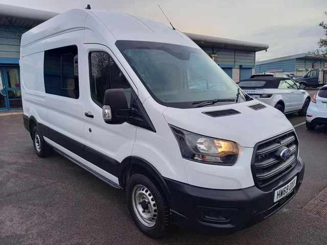FORD TRANSIT 2.0 350 EcoBlue Leader Crew Van RWD L3 H3 Euro 6 (s/s) 6dr ...