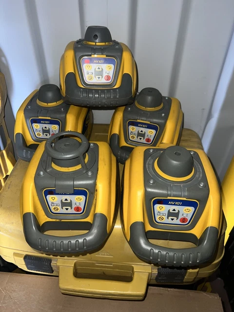 LOT OF 5 Spectra Precision HV101 Self-Leveling Lasers - All For Parts ...