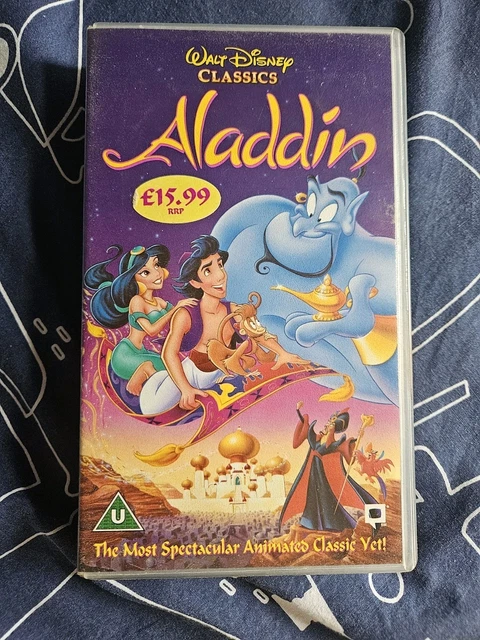 ALADDIN VHS, WALT Disney Classics Video Tape £1.75 - PicClick UK