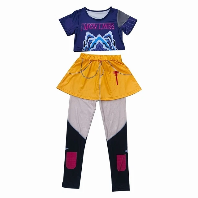 KIDS GIRLS K-POP Demon Hunters Rumi Mira Zoey Cosplay Costume Book Week ...