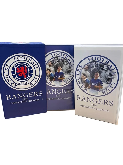 RANGERS FOOTBALL CLUB: Vintage The Definitive History 2-Volume VHS Box ...
