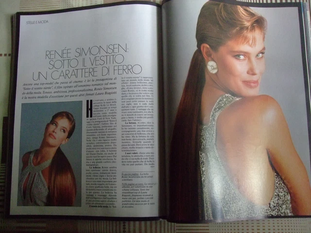 DONNA DIC.85/GEN.86 RENEE Simonsen Madonna Marina Ripa Di Meana Jerry Hall Blanc EUR 49,99 ...