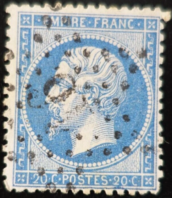 FRANCE TIMBRE NAPOLÉON N°22 BLEU oblitéré ÉTOILE de PARIS N°16 EUR 2,00 - PicClick FR