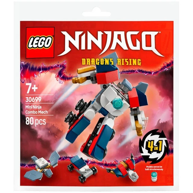 LEGO NINJAGO DRAGONS Rising Mini Ninja Combo Mech Sac En Papier 30699 ...