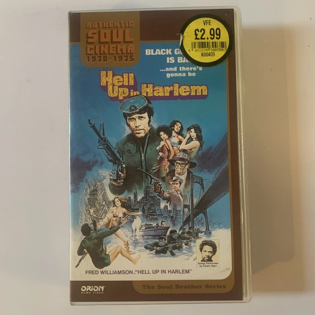 HELL UP IN Harlem - vhs video tape - Cult Classic - Authentic Soul ...