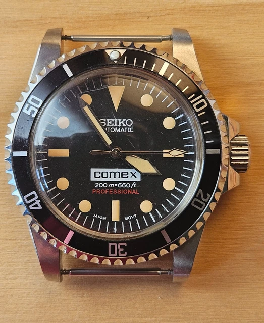 SEIKO AUTOMATIC VINTAGE MOD COMEX logo EUR 250,00 - PicClick FR