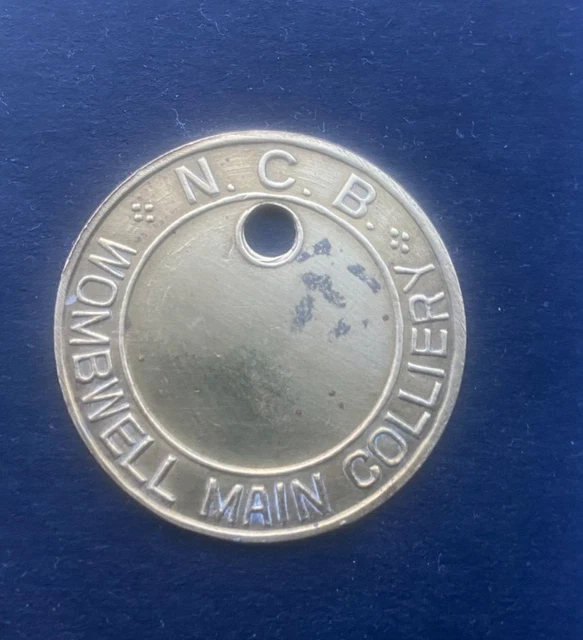 WOMBWELL MAIN, BLANK. Colliery Miners Pit Check £135.00 - PicClick UK