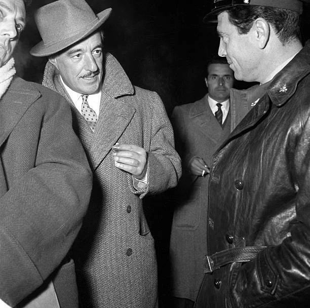ITALIAN ACTORS RAF Vallone And Vittorio De Sica 2 Film Star Old Photo ...