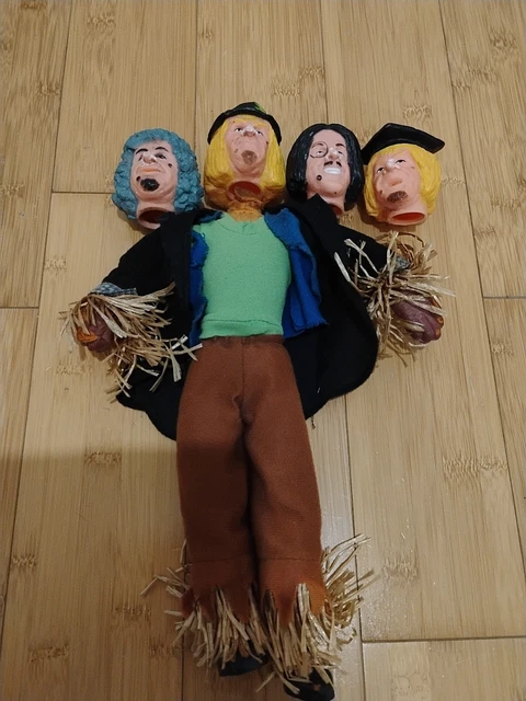 VINTAGE LATE 70’s Bendy Toys Worzel Gummidge Doll with 4 Removable ...