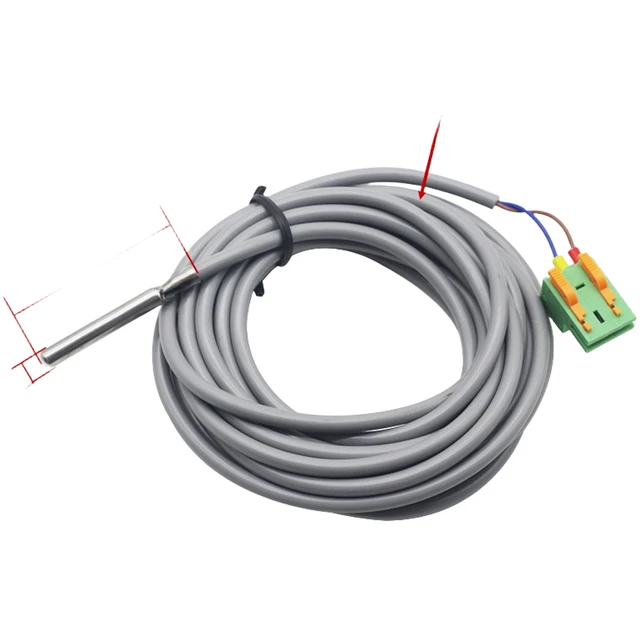 BOILER WATER TANK Temperature Sensor Probe Wall Mounted 10K 4M Cable ...