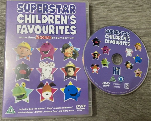 SUPERSTAR CHILDREN FAVOURITES DVD : Rubbadubbers - Kipper - Barney ...