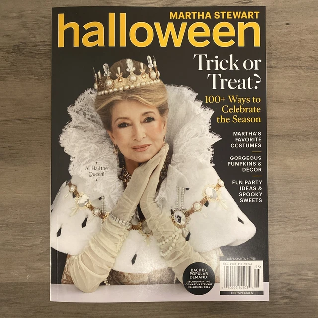 MARTHA STEWART HALLOWEEN November 2025 Magazine Trick or Treat ...