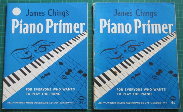 JAMES CHING'S PIANO Primer (2 copies) - 1958 Keith Prowse Music £9.99 ...